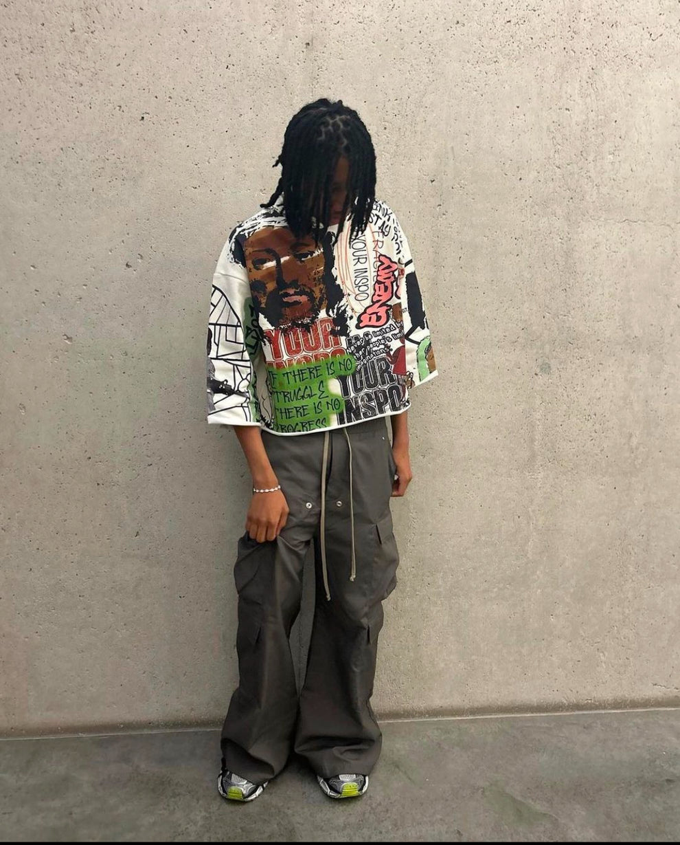 Inspo Wrld All Over Heavy Crop Tee – Inspowrld.us